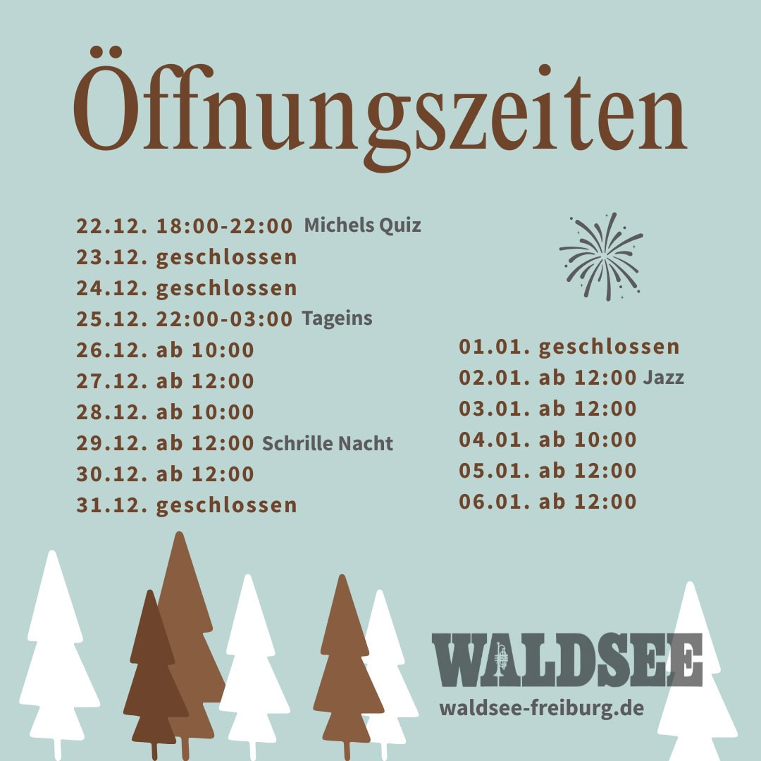 Konzerte und Partylive! - Waldsee Freiburg